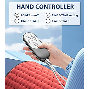 Heating pad for Back, Neck, Shoulder, Abdomen, Knee and Leg Pain Relief, Mothers Day Gifts for Women, Men, Dad, Mom, Auto-Off,Machine Washable,Moist Dry Heat Options,Extra Large 12"x24"