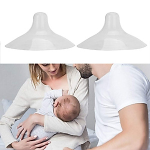 Silicone Nipple Protector, 2 Piece Nipple Silicone Nipple Protector Breastfeeding Nipple Guard for Breastfeeding Nipple with Boxes