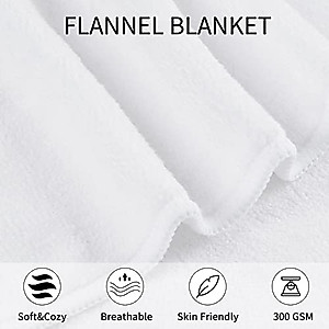 Sowide Sunflower Blanket Gifts for Women, Sunflower Bee Spring Throw Blanket, Flower Warm Soft Lightweight Blanket, Black Yellow Flannel Cozy Plush for Adult Teens, Home, Living Room, Office, 50"x60"