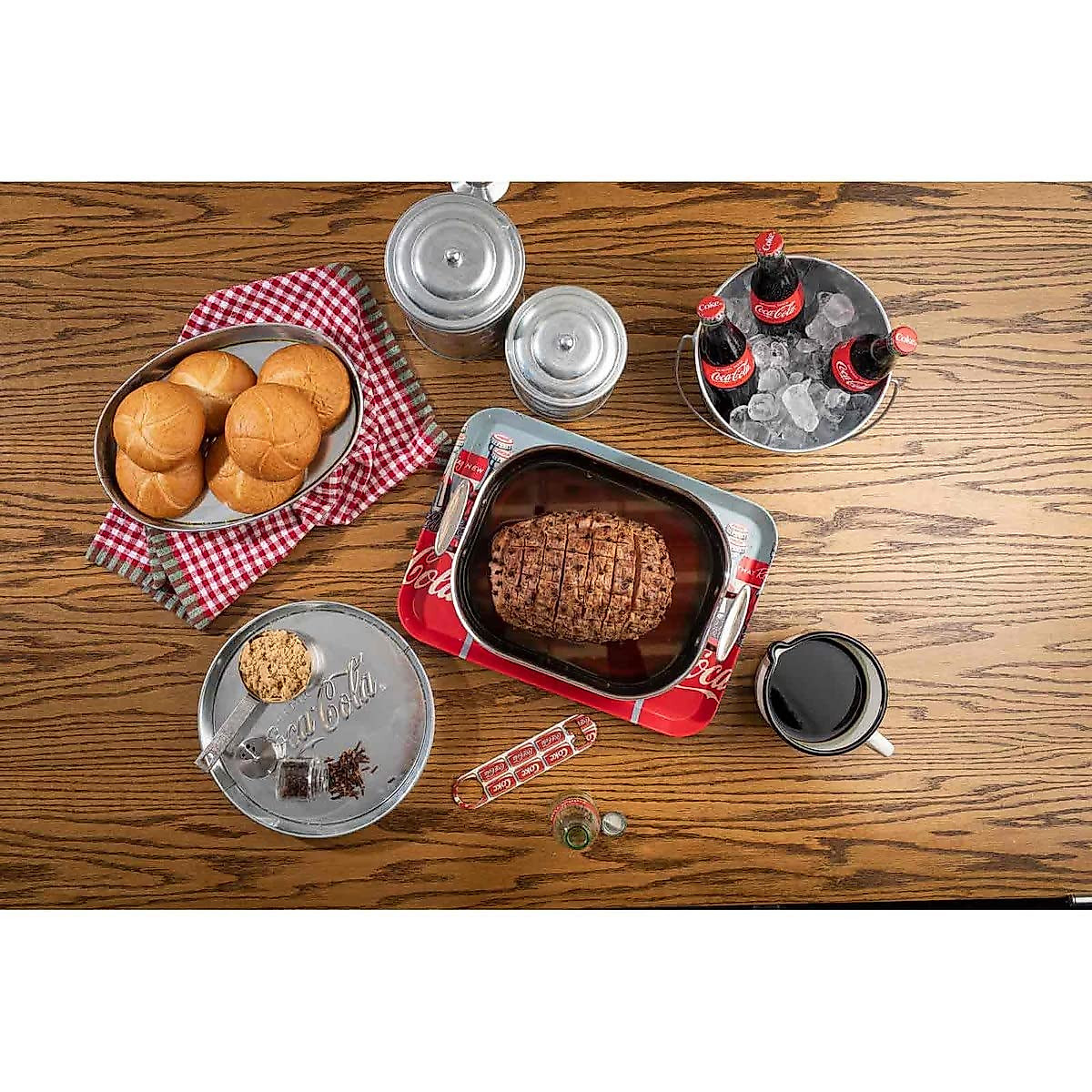 Tablecraft Glass Jar with Rotating Top, 3 oz.