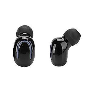 Zopsc Black Sports Earphone, Headphone, Easy to Hide 120h Standby Time (Black)