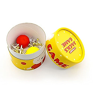 ATOSHP Jacks Game with Ball, Retro Toys, 12 Metal Jax and 2 Different Balls in The Box