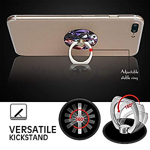 Phone Ring Holder Universal Cell Phone Ring Grip Stand with Car Mount Holder 360 Degree Rotation Finger Ring Kickstand Compatible with iPhone,Samsung-Sweet Loving Jack Skellington and Sally