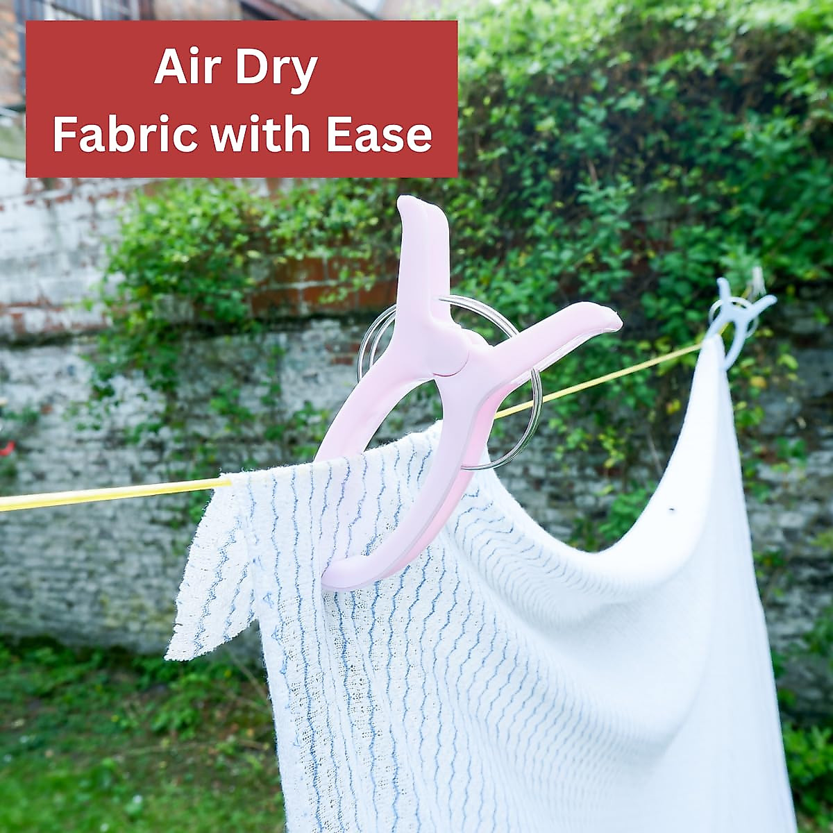 Madam Sew Jumbo Quilting Clamps | 6 Extra Large Clips for Sewing, Binding and Crafting Projects | 5 inch Wide Opening Keeps Fabric in Place