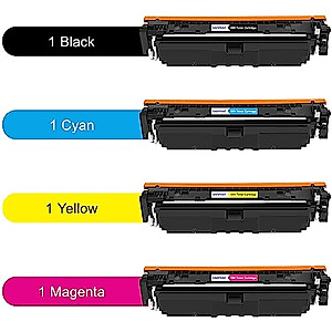 SINOPRINT 069 069H Toner Cartridge Replacement Compatible for Canon 069 for Canon imageCLASS MF753Cdw MF751Cdw LBP674Cdw Printer Ink(Black Cyan Yellow Magenta 4-Pack)