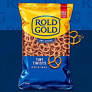 Rold Gold Pretzels, Tiny Twists, 1 Ounce (Pack of 40)