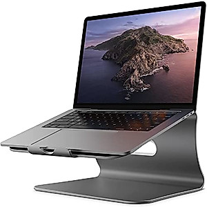 Bestand Laptop Stand - Aluminum Cooling Computer Stand & Holder for Apple MacBook Air, MacBook Pro, All Notebooks, Grey (Patented)