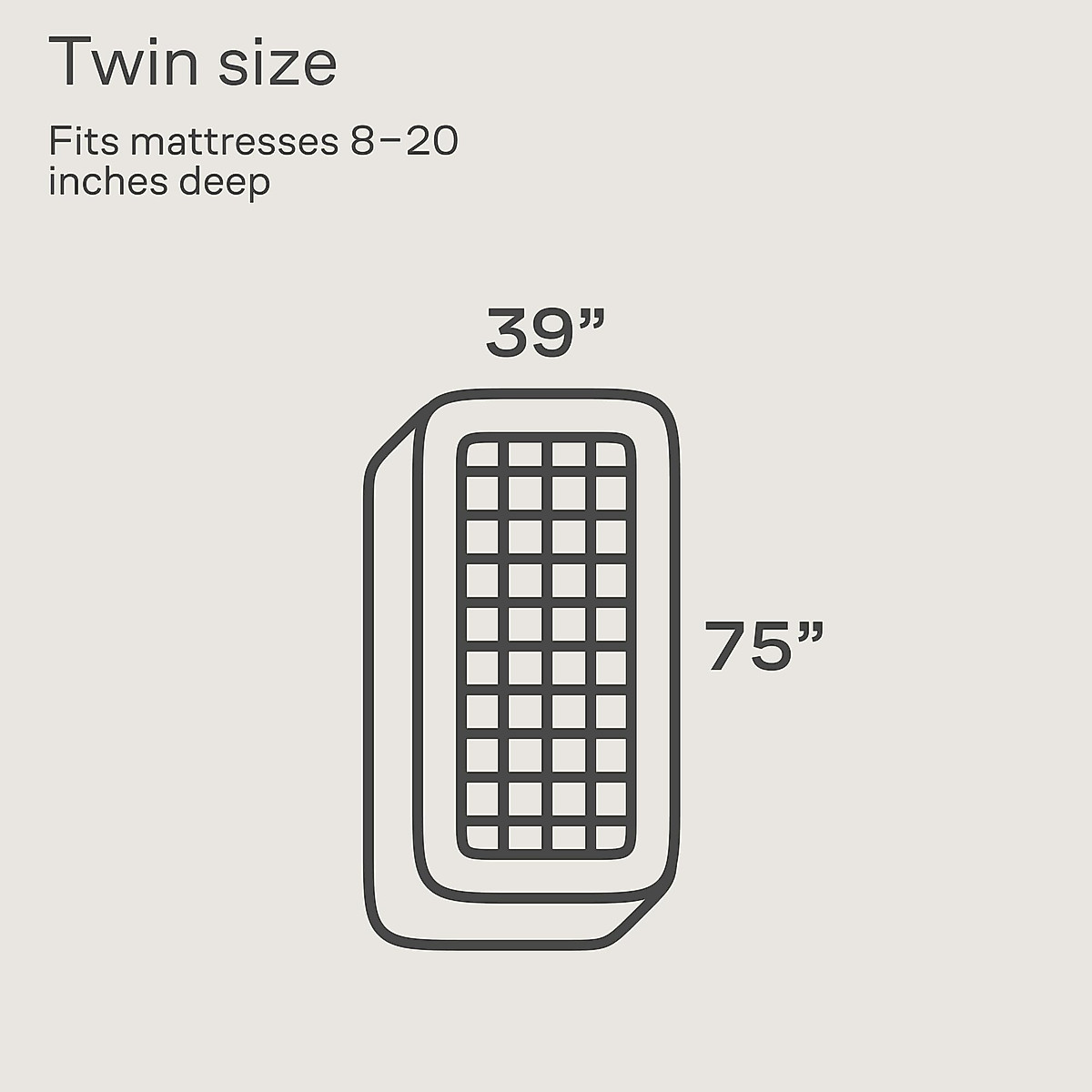 Ultra Soft 2 Inch Twin Mattress Topper - Cloud-Like Mattress Pad for Back Pain Relief - Machine Washable - Breathable Cooling Material for Hot Sleepers