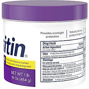 Desitin Maximum Strength Baby Diaper Rash Cream with 40% Zinc Oxide for diaper rash Relief & Prevention, 16 oz