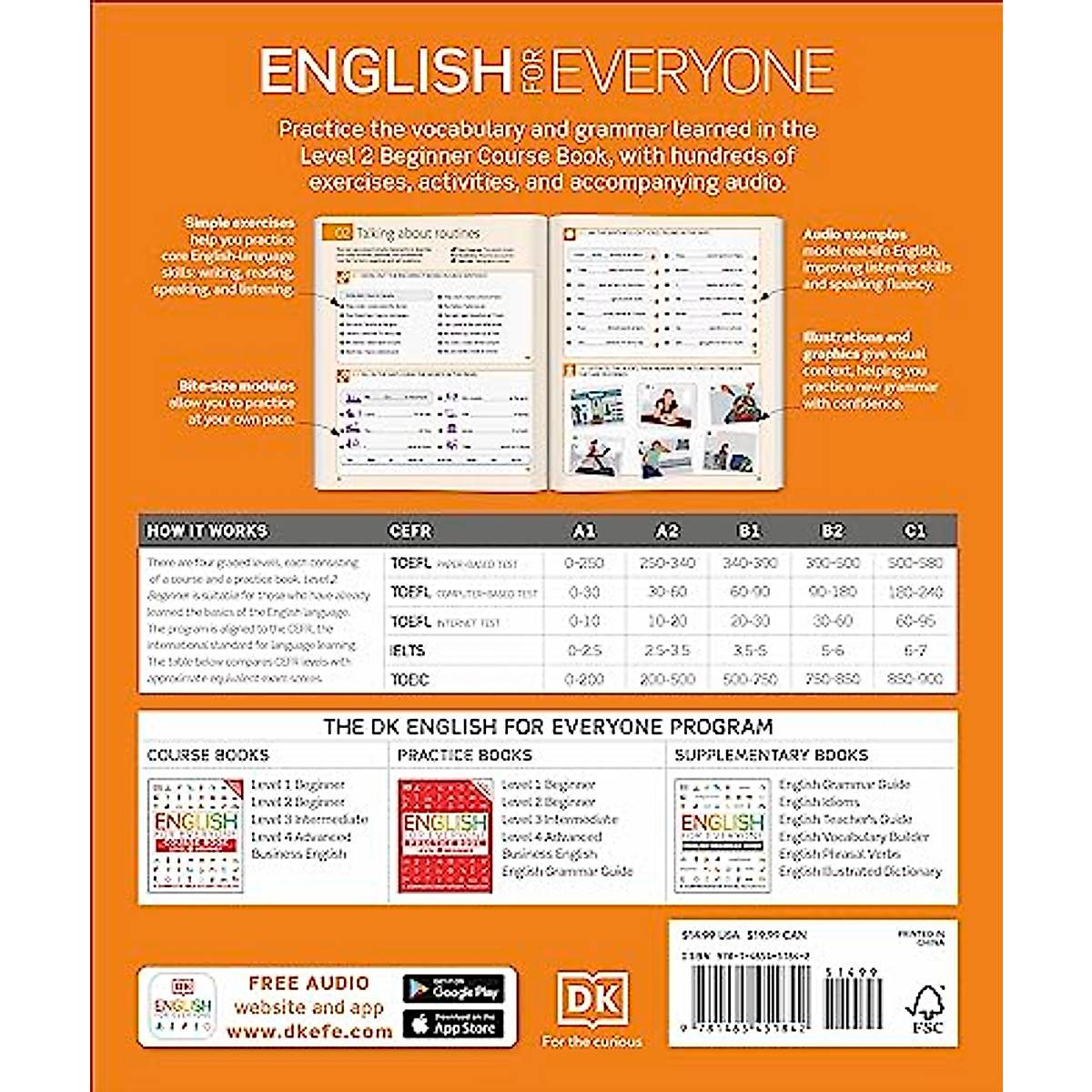 English for Everyone: Level 2 Practice Book - Beginner English: ESL Workbook, Interactive English Learning for Adults