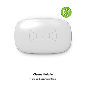 mophie - Smartphone Light sanitizer with Universal Wireless Charging - White