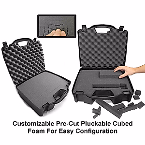 Casematix Studio Travel Hard Case Compatible with Studio Usb Desktop Stereo Recorders Focusrite Scarlett 2i2 , 6i6 , 2i4 , 18i8 , Solo Compact Usb Audio Interfaces and Recording Accessories