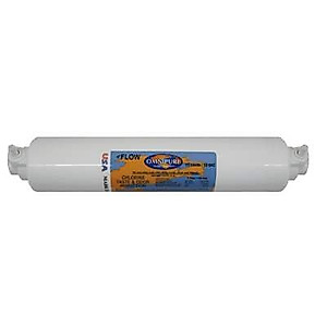 Omnipure K2505-SS | 2" Dia. x 10"L In-Line Filter | 5 Micron Sediment Filter | 90deg Elbow 1/4" QC Fitting | Omnipure K Series