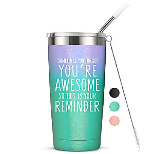 MASGALACC Inspirational Gifts for Women - Birthday Gifts, Thank You Gifts for Women, Mom, Wife, Sister, Best Friend, Her, Coworker, Employee - 20 Oz Insulated Tumbler