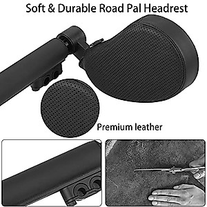 cxyhzq car seat headrest Pillow,Road pal headrest,Left and The Right 3 Levels Adjustable, U haped car leeping Pillow for Kids (Beige)