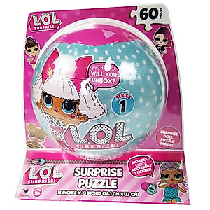 LOL - SURPRISE PUZZLE (15 In x 13 In) 60 Pieces - Based on the Hottest New Craze - The L.O.L. Surprise! Doll