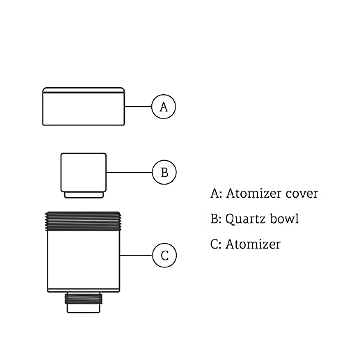 TOBOR Quartz Replacement Bowl Accessory, 1 quarts