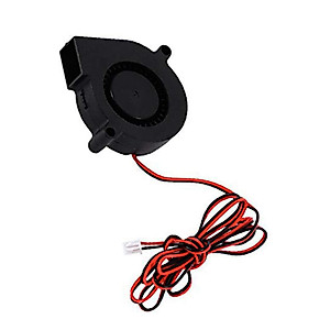 AEDIKO 4pcs 3D Printer Blower Fan 5015 DC 24V Brushless Cooling Fan Oil Bearing 50x50x15mm Fan with 2 Pin Terminal