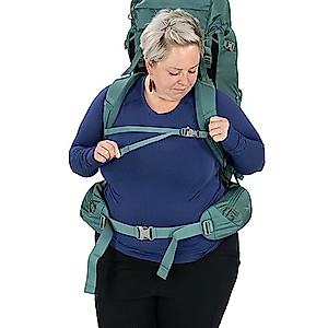 Osprey Viva 65L Women's Backpacking Backpack, Succulent Green, One Size, Extended Fit