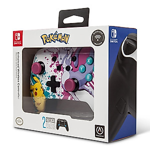 PowerA Enhanced Wireless Controller for Nintendo Switch - Pokemon Battle