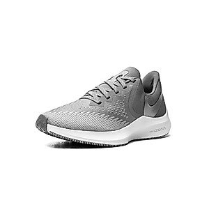 Nike Women's Zoom Winflo 6 Running Shoes, Multicolour (Cool Grey/MTLC Platinum/Wolf Grey/White 2), 7.5 US