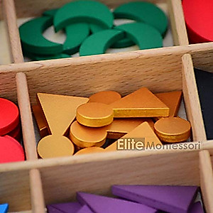 Elite Montessori Basic Wooden Grammar Symbols with Box