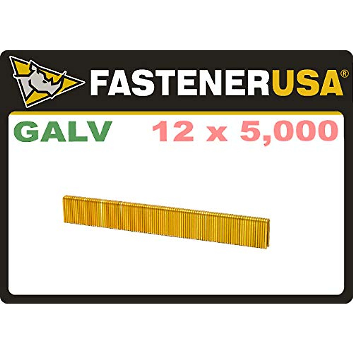 5/8" Leg x 1/4" Crown 18GA GALV L10 Staples 60,000ct | L10C12