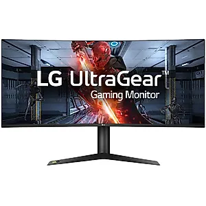 LG 38GL950G-B 38 inch Curved WQHD+ (3840 x 1600) Nano IPS Display Gaming Monitor (Renewed)
