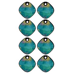 MightySkins Skin Compatible with Samsung Galaxy SmartTag (4 Pack) - Watercolor Blue | Protective, Durable, and Unique Vinyl Decal wrap Cover | Easy to Apply and Change Style | Made in The USA