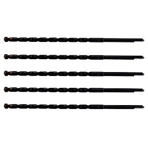 MAXTOOL 3/16" x 5-1/2" Masonry Drill Bits Concrete Carbide Tip Drills with Tenon Pre-Drill Holes for Concrete Screws in Concrete; MD00B10R12P5