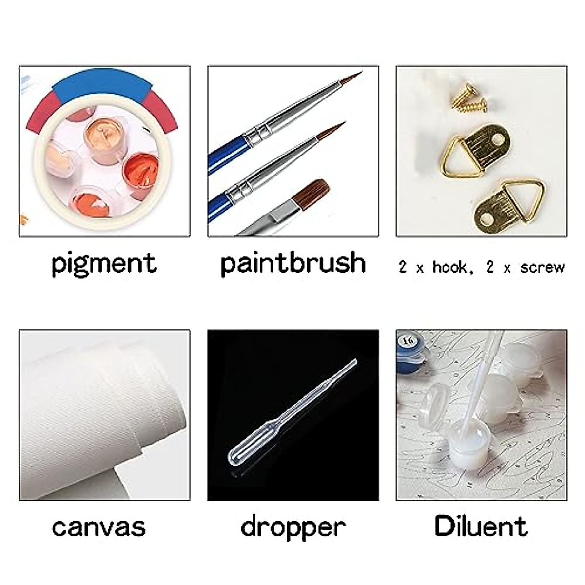 DIY Paint by Numbers for Kids & Adults & Beginne,DIY Canvas Painting Gift Kits for Home Decoration,Warm Sunflower Wall Bedroom Decoration 16 x 20 inch (Without Framed)