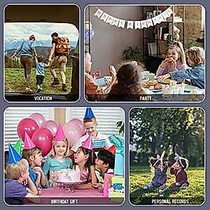 Digital Camera, Kids Camera for Teens Boys and Girls, 48MP 2.7K Digital Camera with 16X Digital Zoom, 32 GB SD Card and 2 Batteries Included (Black)