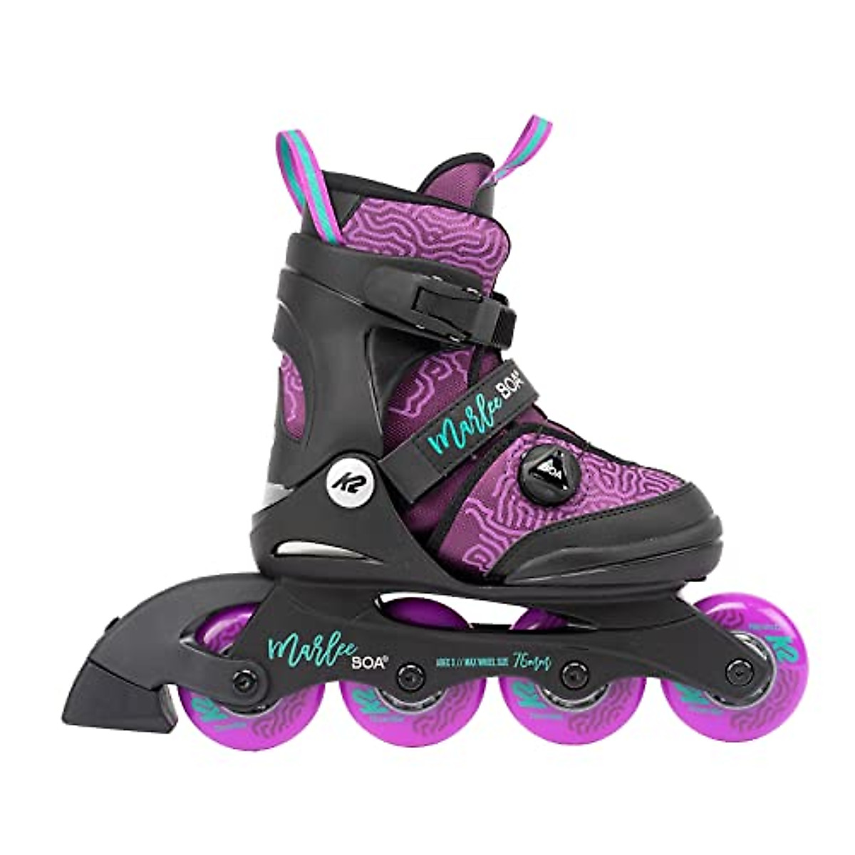 K2 Marlee BOA Inline Skates Girls Sz (1-5) Purple/Blue