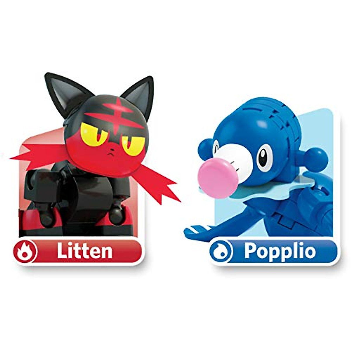 Mega Construx Pokemon Litten vs. Popplio Building Set