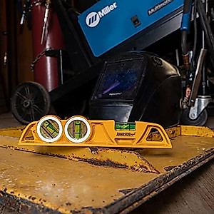 Johnson Level & Tool 1404-1000 10-Inch Welder-Foots Torpedo Level, Yellow