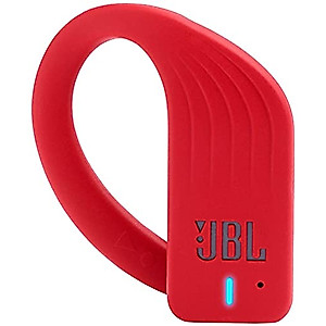 JBL Endurance Peak in-Ear Waterproof Sport Headphones Bundle with Plush Carry Case (Red)