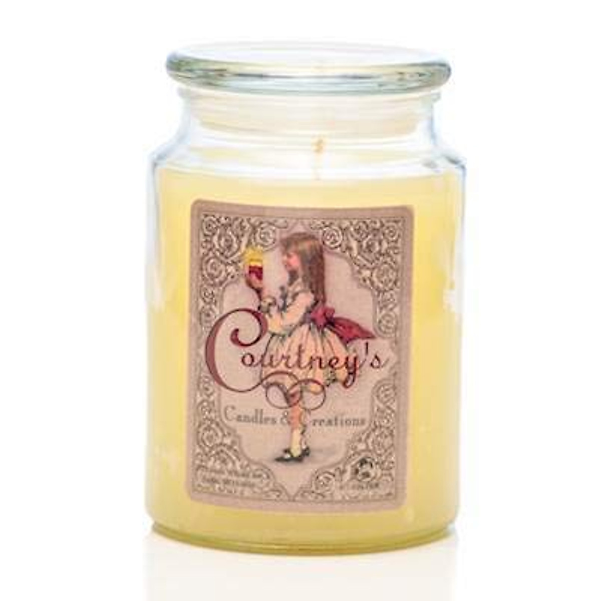 Courtney's Candles Honeysuckle Maximum Scented 26oz Large Jar Candle