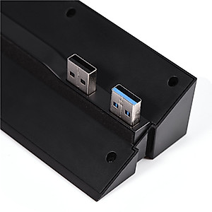 Expansion Hub Controller Adapter, High Speed 5-Port USB Hub 2.0 3.0 Expansion Hub Controller Adapter for Game Console