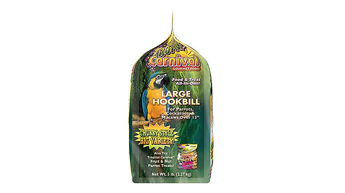 Tropical Carnival Gourmet Food for Large Hookbills - 5 lb
