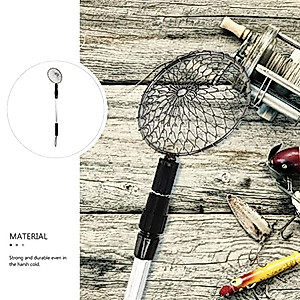 Obuyke Ice Fishing Skimmer Scoop Ice Fishing Scooper Ladle with Long Handle Ice Fishing Gear for Scooping Out Ice While Ice Fishing