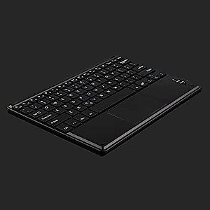 BoxWave Keyboard Compatible with Acer ConceptD 7 Ezel CC715-71-7163 (15.6 in) - SlimKeys Bluetooth Keyboard with Trackpad, Portable Keyboard with Trackpad - Jet Black