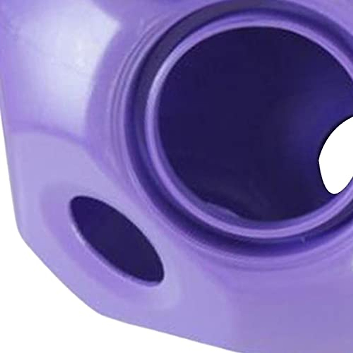 AMLESO Horse Treat Ball Hay Feeder Toy Ball Feeding Toy for Horse Sheep, Horse Stable Stall Paddock Rest, Purple