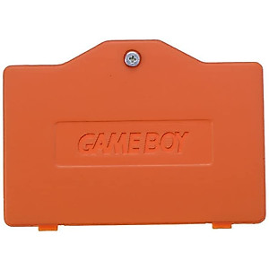 Battery Door Back Cover Case Replacement for Nintendo Gameboy Advance SP GBA SP Console Back Shell (Orange)