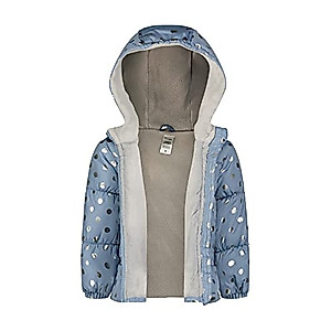 Simple Joys by Carter's Water-Resistant Snowsuit Set-Hooded Winter Jacket, Baby Blue, 18 Months