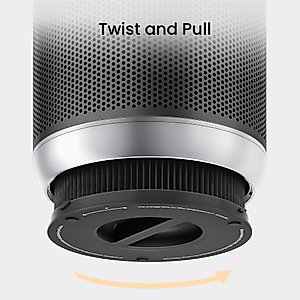 smartmi Filter Replacement - H13 True HEPA, Preliminary Layer and Inner Layer - Absorbs Pollen, Dust, and More Particles at Home, Office