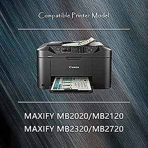 TG Imaging 4xBlack Compatible 1200XL Ink Cartridge Replacement for Canon 1200 PGI-1200 XL PGI1200 for MAXIFY MB2320 MB2020 MB2720 MB2120 MB2050 2350 MB2030 Inkjet Printers