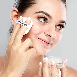 PHOERA Setting Powder Controls Oil,Setting Powder Makeup Light,Loose Powder Makeup Coverage,Loose Setting Powder Mini,0.17oz (Big02# Cool Beige)