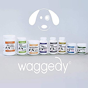 waggedy Calming Chews for Dogs, Tasty Treats Provide Stress & Anxiety Relief for Dogs During Separation, Travel & Times of Fear – Cat Calming Treats | Dog Treats (Calm)