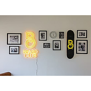 Beard Club PT45 Beard Trimmer for Men - Electric Cordless Rechargeable Beard & Hair Trimmer - High Power 7000 RPM - 8 Color Guides, 45 Unique Trim Lengths - Extra Sharp Mower Blades - Travel Lock