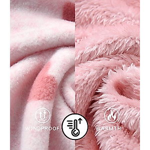 DILIBA Toddler Fleece Jacket Baby Boys Girls Lightweight Fall Winter Warm Coats 3T